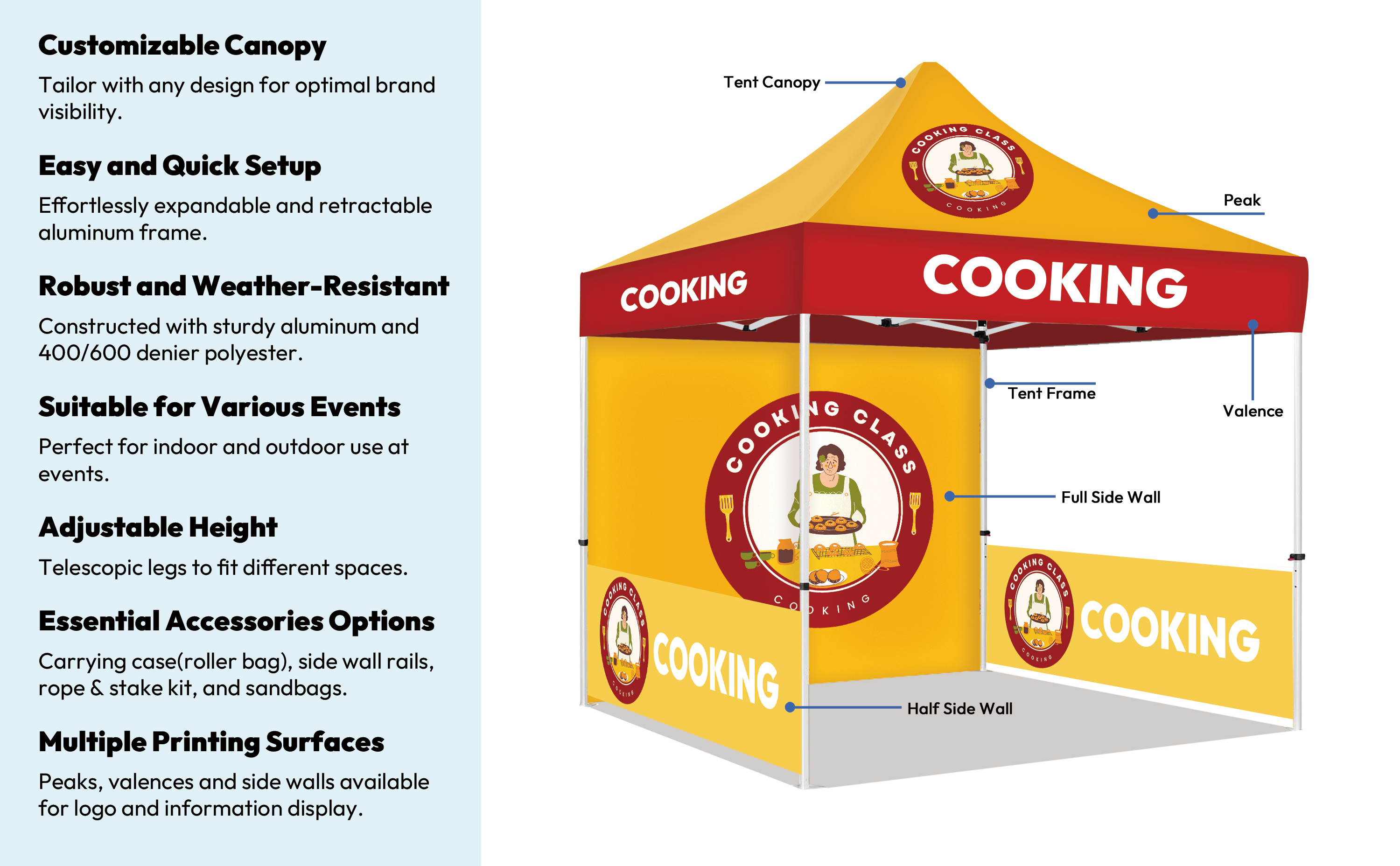 Custom Canopy Tents 10 x 15 Ft – Stand Out Anywhere